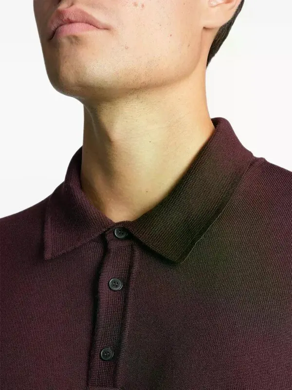 ROBERTO COLLINA Long-sleeve Polo Shirt
