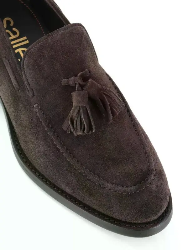 TASSINARI Tassel-detail Suede Loafers