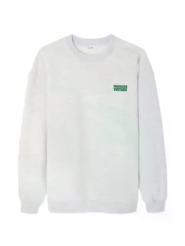 American Vintage Baptown Logo-print Sweater