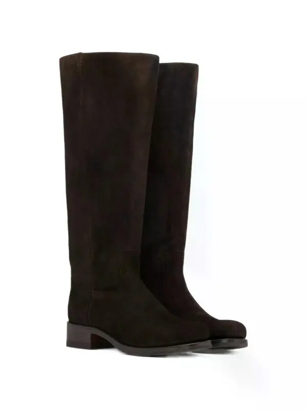 NOTABENE Achilla Square-toe Boots - Brown