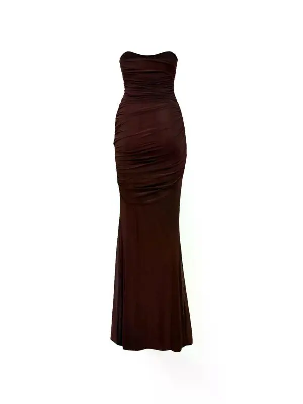 Retrofete Isadore Ruched Mesh Dress