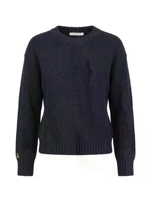 Patrizia Pepe Ribbed-knit Wool Sweater