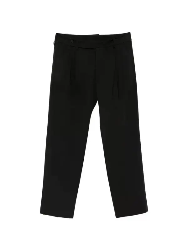 HOSIO Pleated Straight-leg Trousers