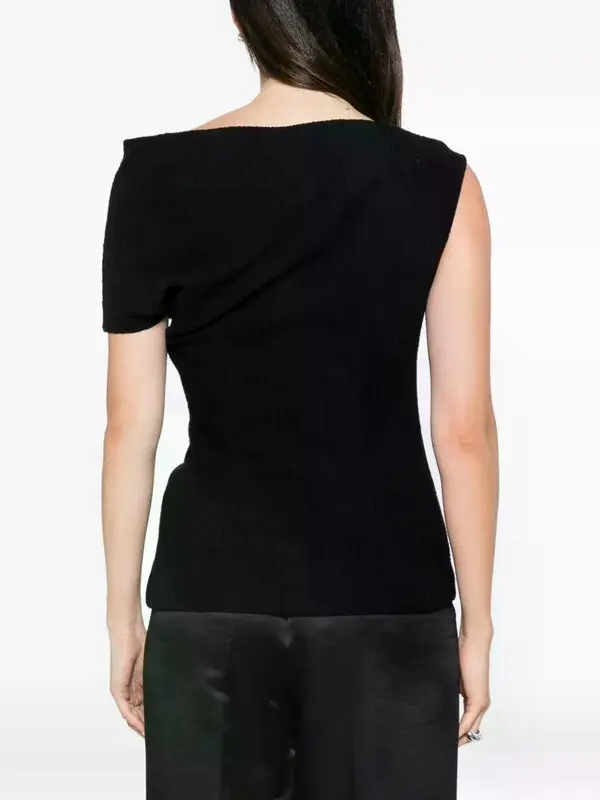 TOTEME One-shoulder Ribbed Vest