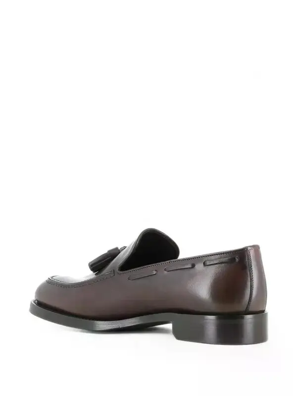 TASSINARI Tassel-detail Leather Loafers