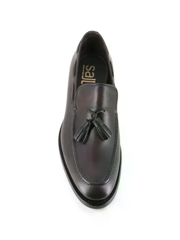 TASSINARI Tassel-detail Leather Loafers