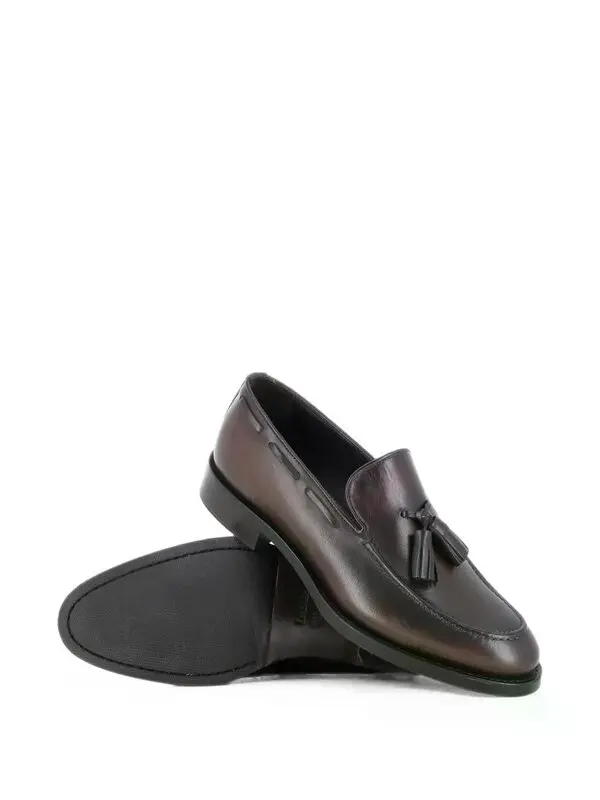 TASSINARI Tassel-detail Leather Loafers