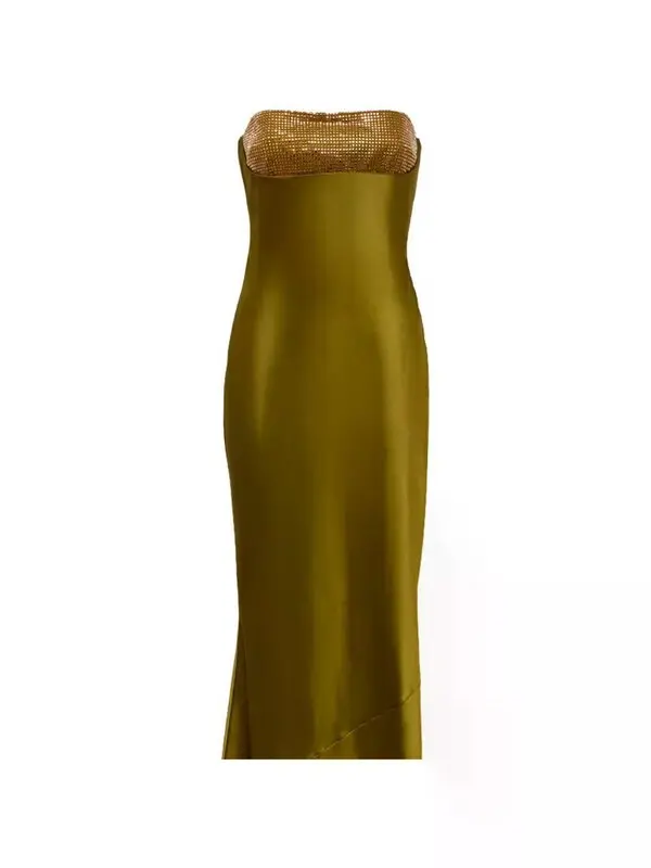 Retrofete Graziella Embellished Maxi Dress