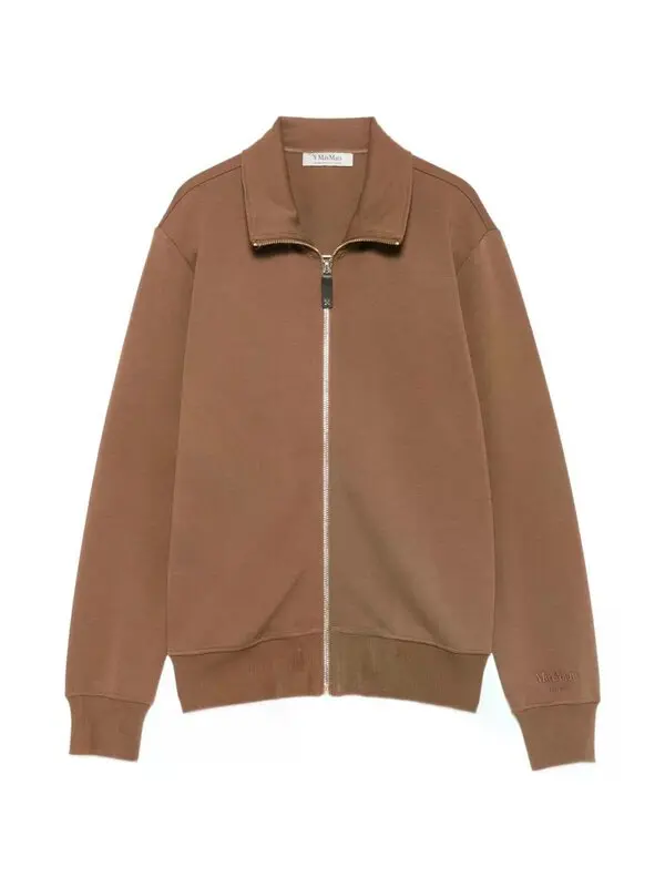 Max Mara Zip-up High-neck Sweatshirt