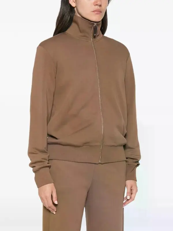 Max Mara Zip-up High-neck Sweatshirt