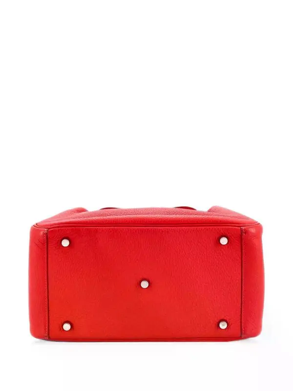 Hermès Lindy Bag Clemence 30 Shoulder Bag - Red