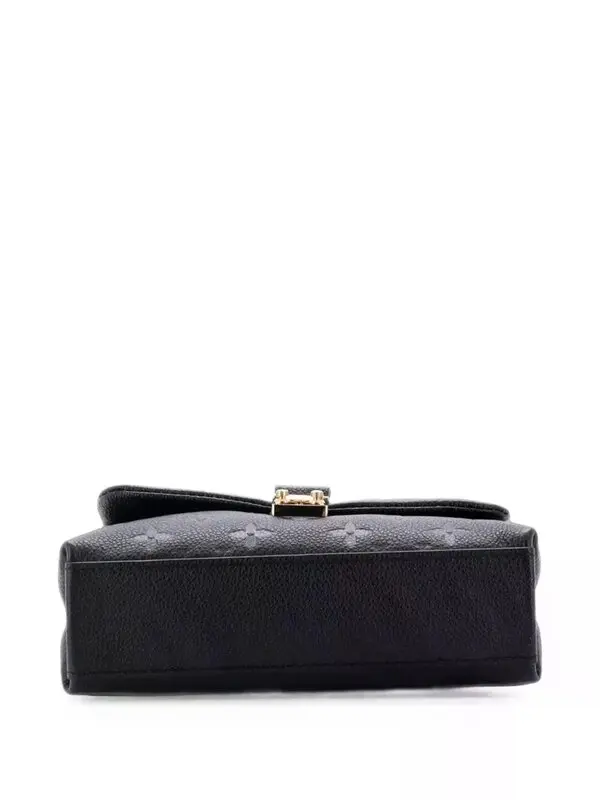 LOUIS VUITTON Madeleine Handbag Monogram Empreinte Leather Nano Satchel - Black