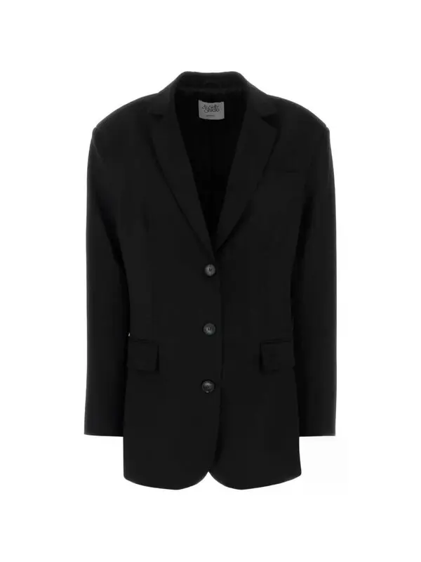LE SULLY STUDIO Single-breasted Wool-blend Blazer