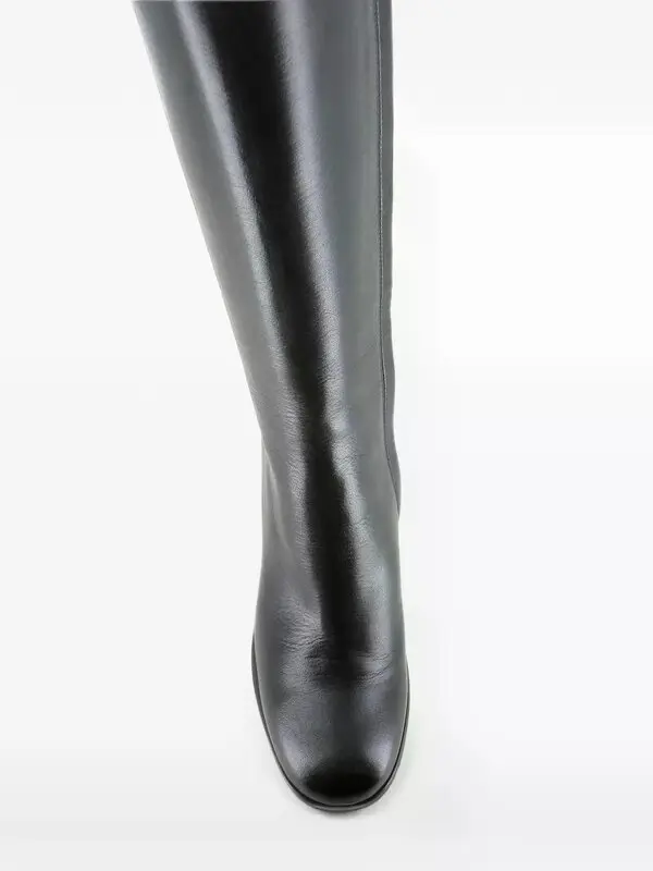 TASSINARI Block-heel Leather Boots