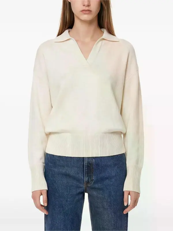 Antonelli Firenze Sele Polo-collar Dropped-shoulder Sweater