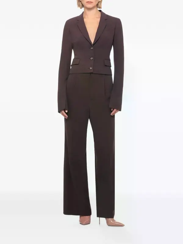 Andamane Pleated Wide-leg Trousers