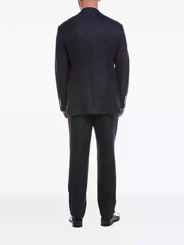 Brunello Cucinelli Check-pattern Single-breasted Suit