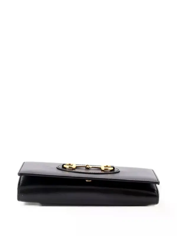 Gucci Horsebit 1955 Chain Wallet Leather Crossbody Bag