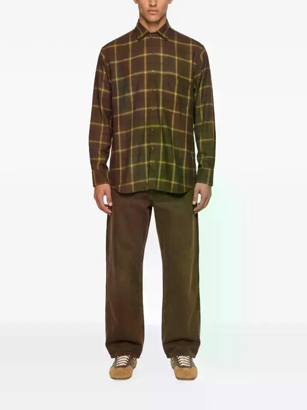 SONG FOR THE MUTE Check-pattern Shirt