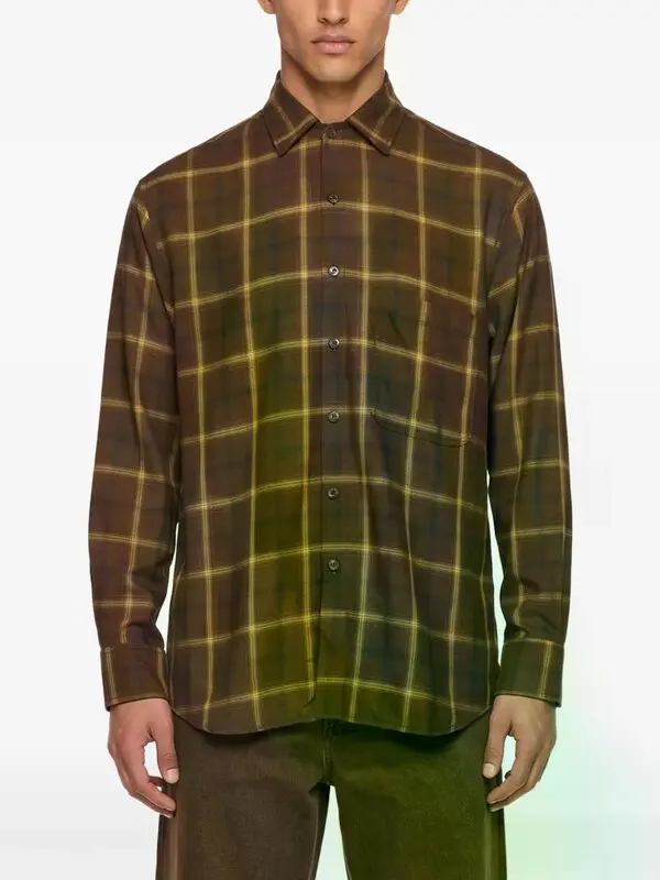 SONG FOR THE MUTE Check-pattern Shirt