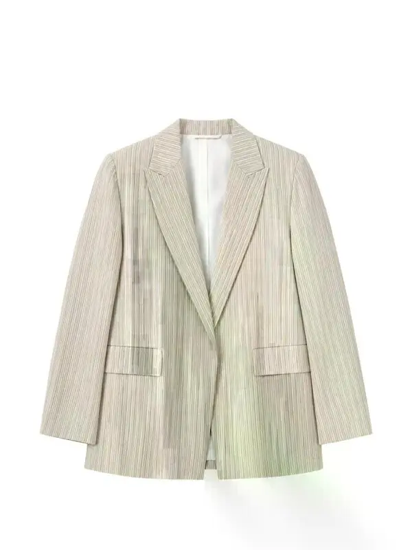 N°21 Vertical-stripe Blazer