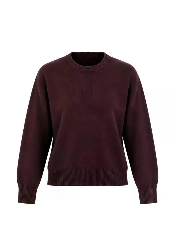 SOLOTRE Ribbed-trim Sweater