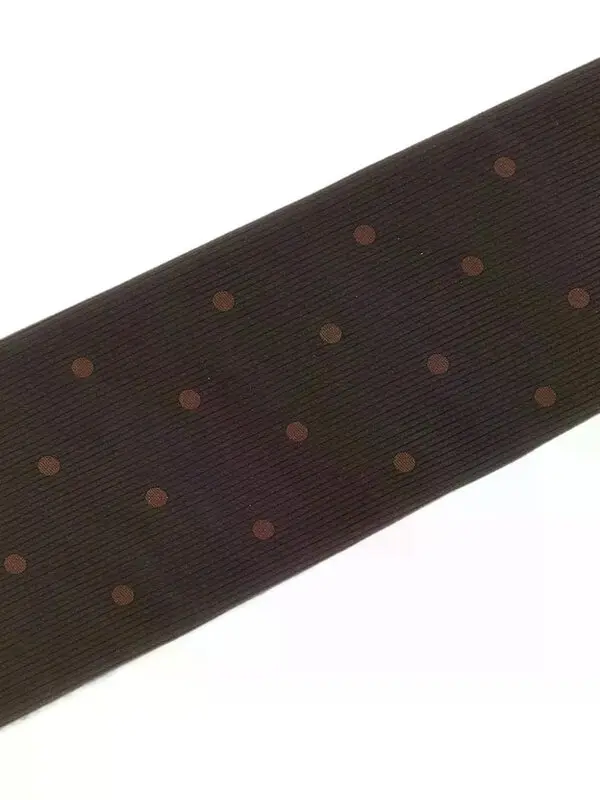TOM FORD Polka-dot Tie - Brown