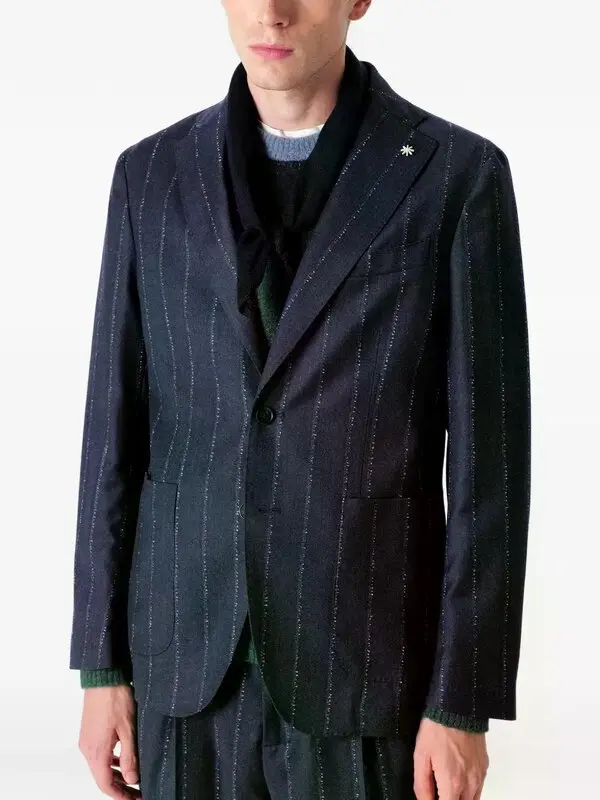MANUEL RITZ Pinstripe-pattern Single-breasted Suit