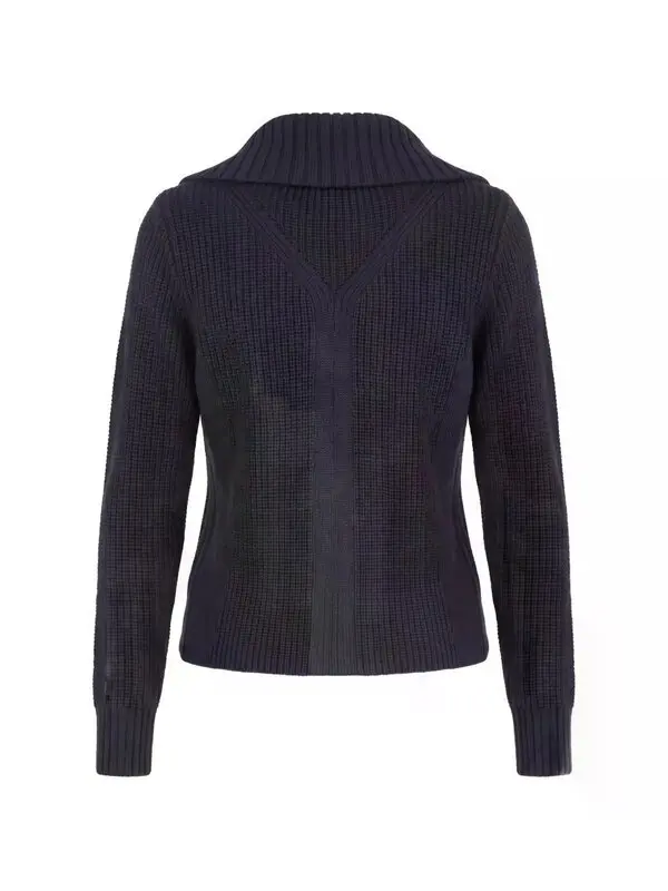 Patrizia Pepe Asymmetric Zip-up Cardigan
