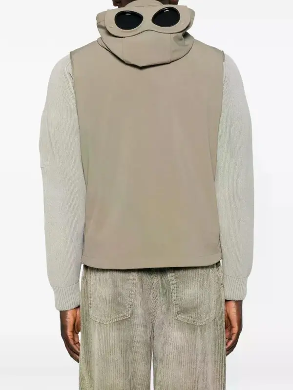C.P. COMPANY Goggle-detail Hooded Gilet