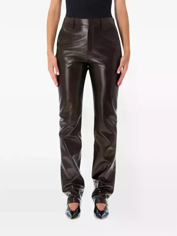 Ralph Lauren Bandbury Leather Trousers