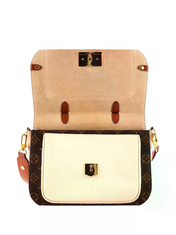 LOUIS VUITTON Vaugirard Handbag Monogram Canvas With Leather Satchel