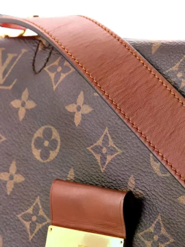 LOUIS VUITTON Vaugirard Handbag Monogram Canvas With Leather Satchel