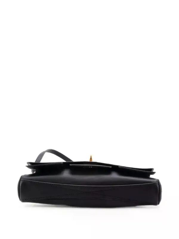 Balenciaga Bel Air Top Handle Flap Leather Shoulder Bag