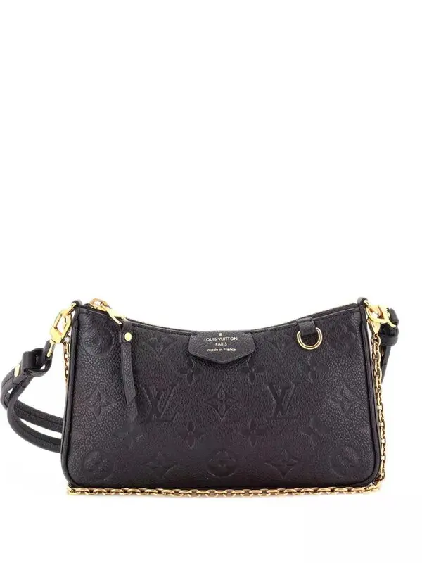 LOUIS VUITTON Easy Pouch On Strap Monogram Empreinte Leather Shoulder Bag