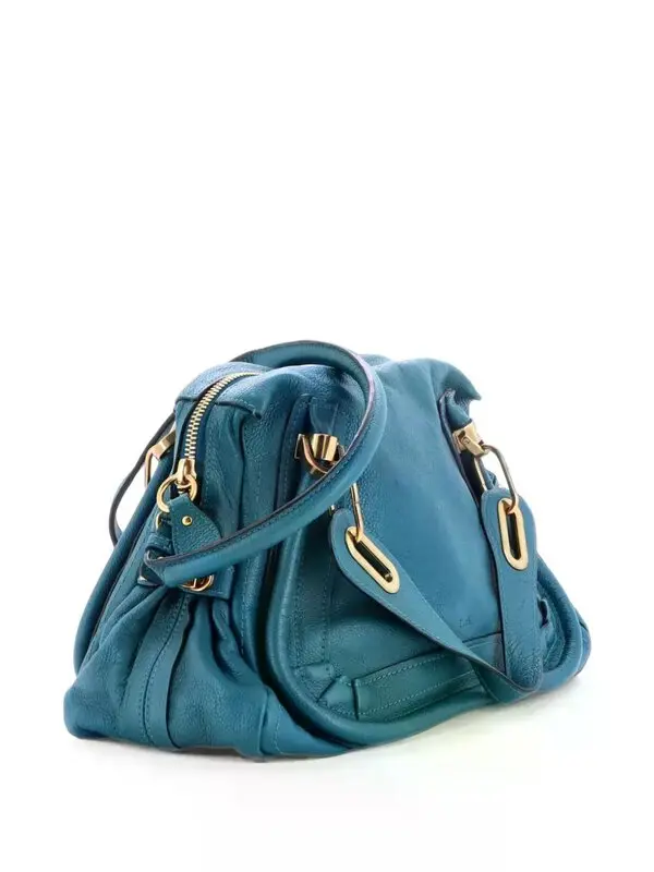 Chloé Paraty Top Handle Bag Leather Medium Satchel