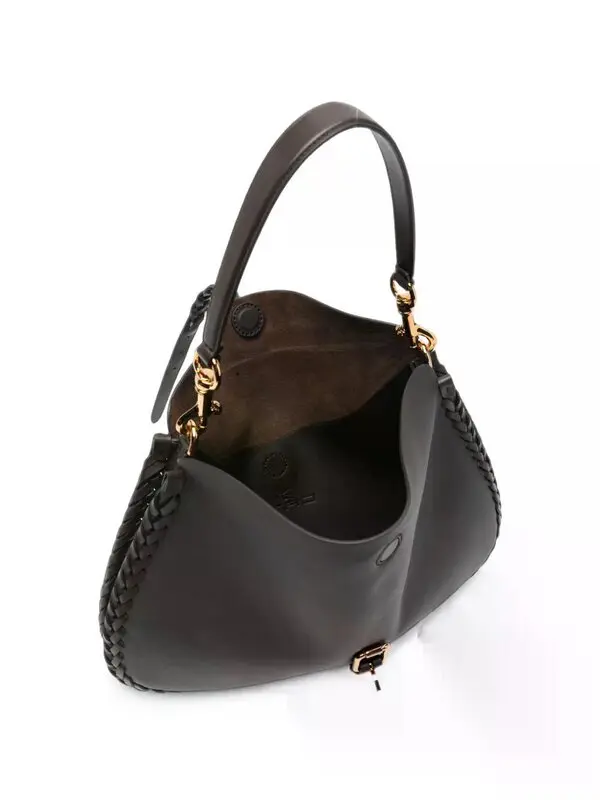 Etro Braided-trim Buckle Shoulder Bag