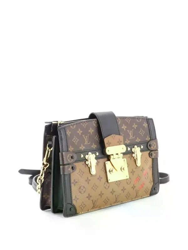 LOUIS VUITTON Trunk Reverse Monogram Canvas Clutch Bag