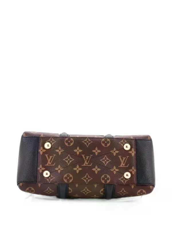 LOUIS VUITTON Soufflot Tote Monogram Canvas With Leather Bb Satchel