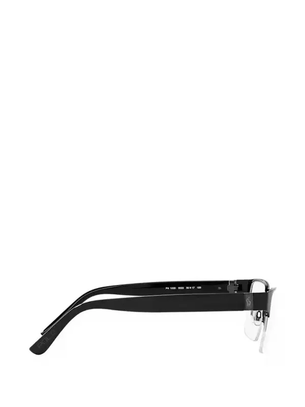 Polo Ralph Lauren Half-rim Rectangle-frame Glasses