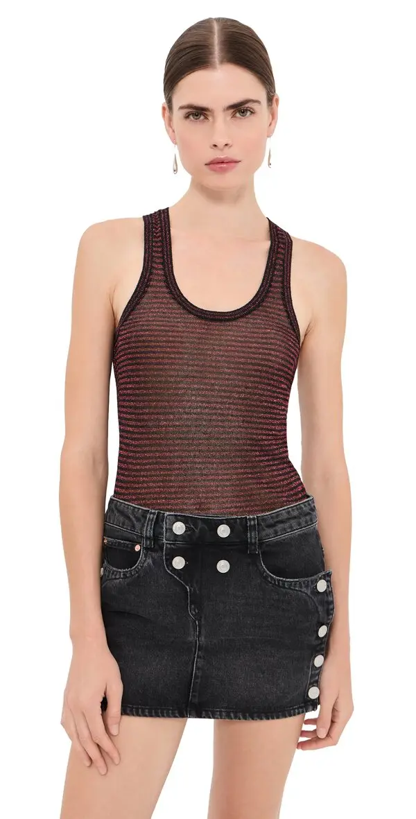 Isabel Marant Étoile Cevara Shirt - Black/red