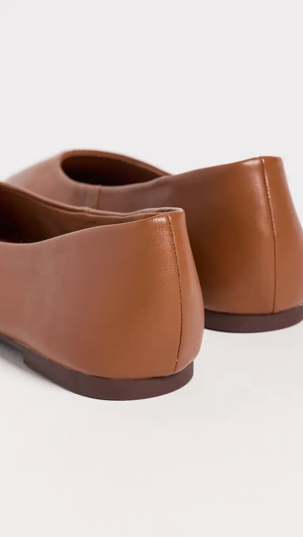 Madewell Greta Glove Flats - Caramel