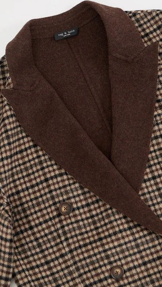 Rag & Bone Vasso Plaid Coat