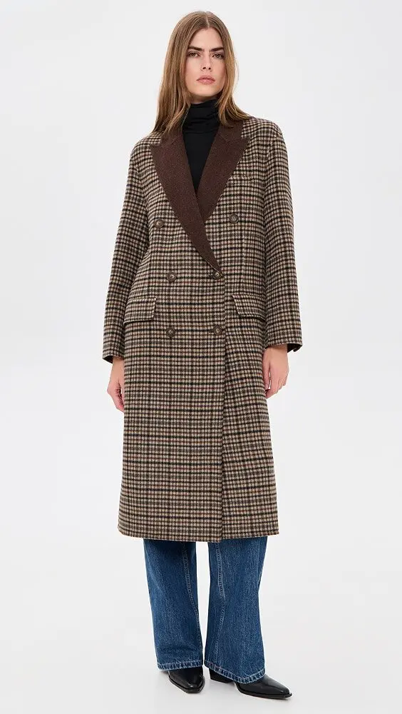 Rag & Bone Vasso Plaid Coat