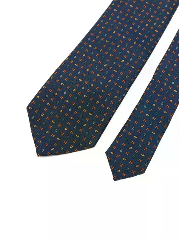 ERRICO FORMICOLA Paisley-print Silk Tie