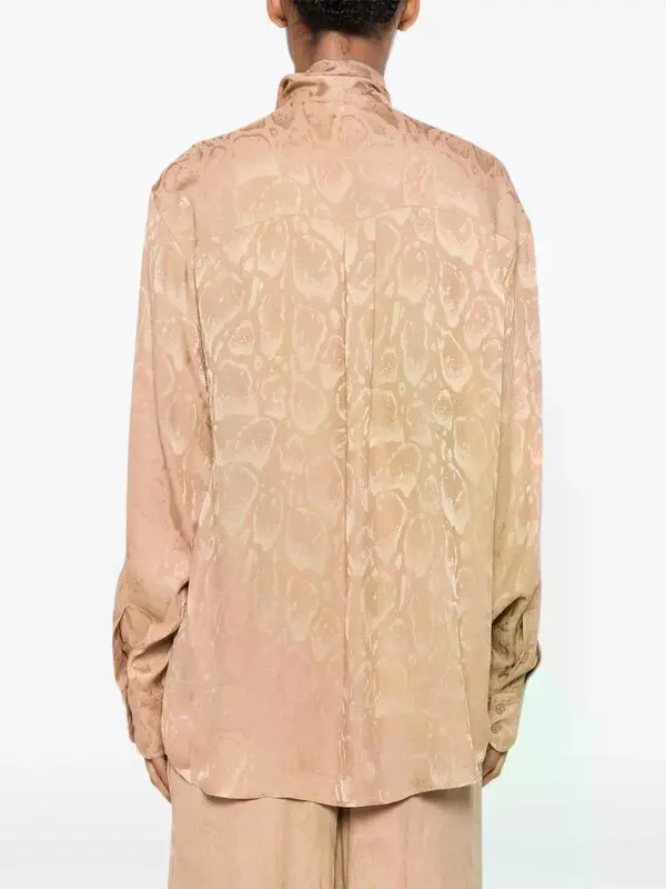 Stella McCartney Pussy-bow Jacquard Blouse