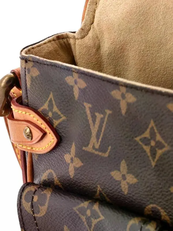 LOUIS VUITTON Hudson Handbag Monogram Canvas Pm Shoulder Bag