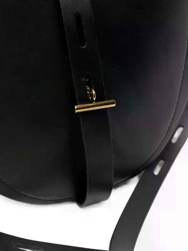 MINOBOSSI Lilly Curved Leather Shoulder Bag