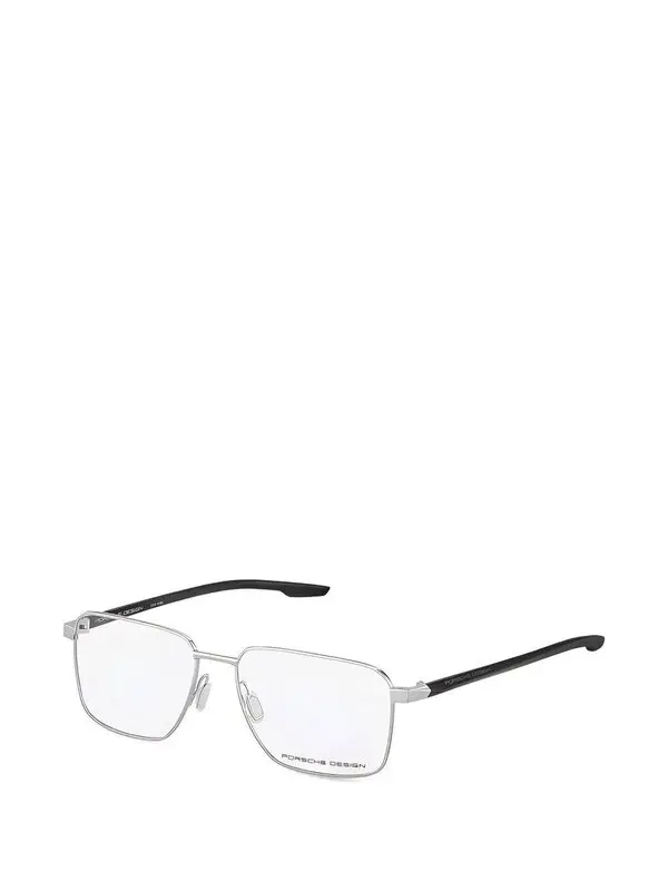 Porsche Design Square-frame Glasses - Silver