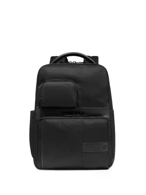 PIQUADRO Logo-plaque Panelled Backpack